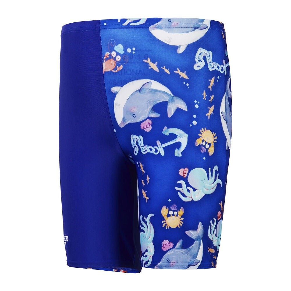 Toddler Boys Digital Allover Jammer Imperial Blue– Swimming NSW Swim Shop